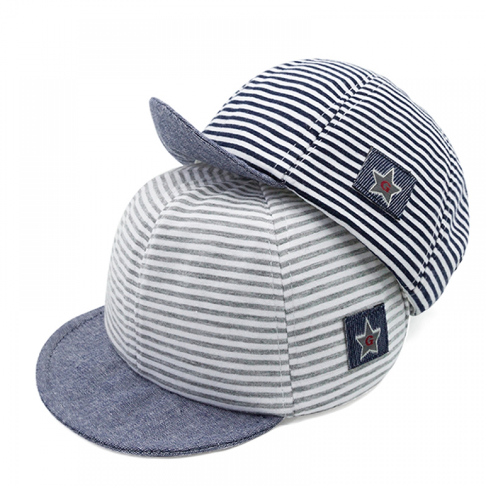 Fashion Striped Baseball Cap - Shop ExMart