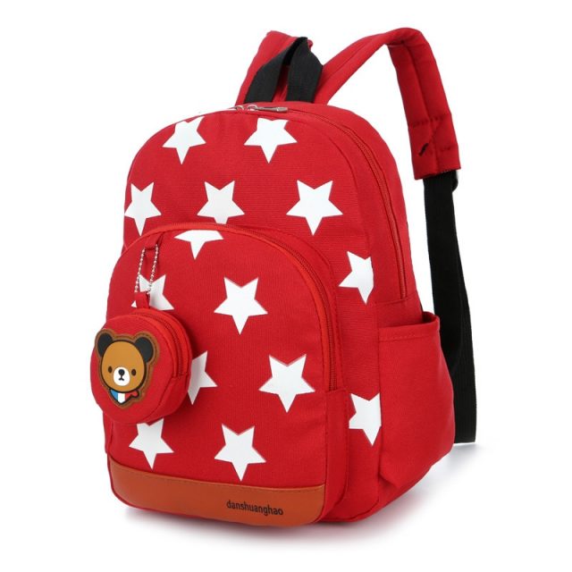 Stars Printed Nylon Backpack - Shop ExMart